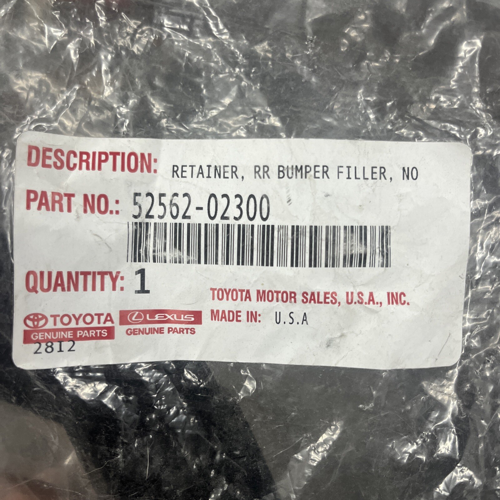 🏆⭐️NEW Genuine OEM Toyota 52562-02300 Bumper Retainer 2020-2022 Corolla ...