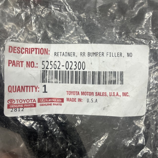 ️Genuine OEM Toyota 52562-02300 Bumper Retainer 2020-2022 Corolla️ for ...