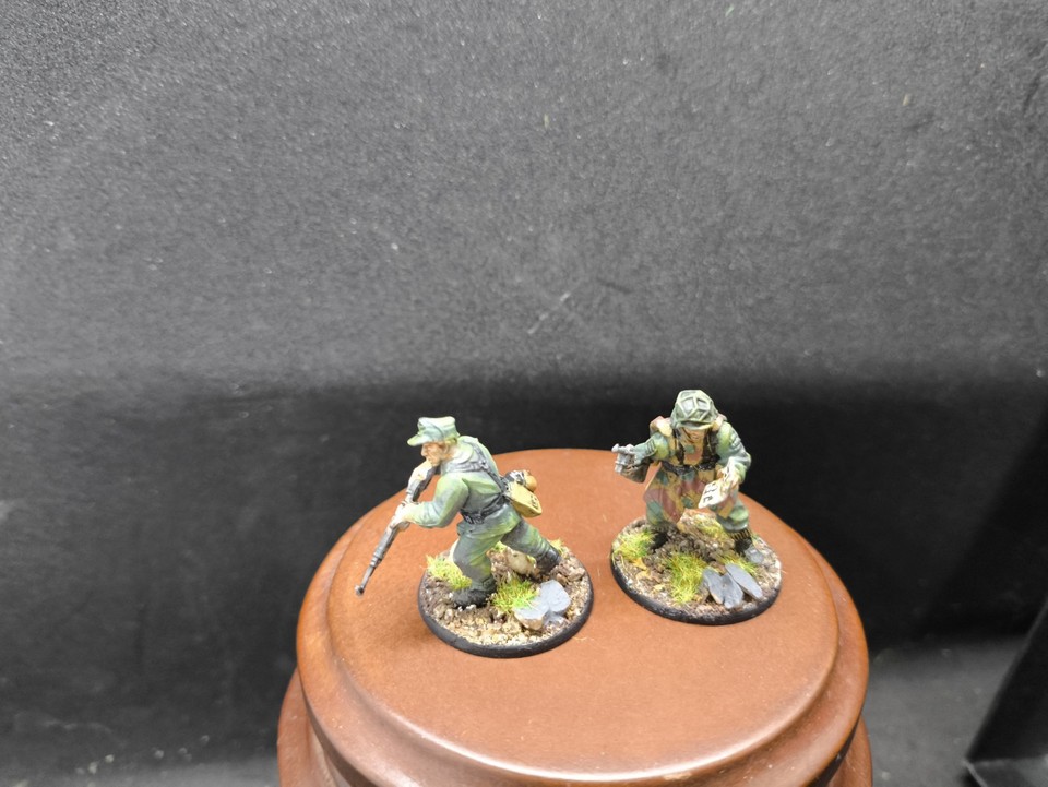 Bolt Action 28mm WW2 German Army Grenadiers 10 men PROPAINT Warlord ...