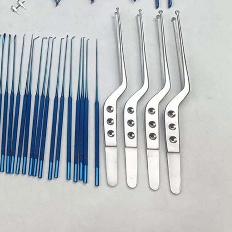 Neuro Surgical Instruments set of 40 Kit & Micro Ophthalmic surgery ...