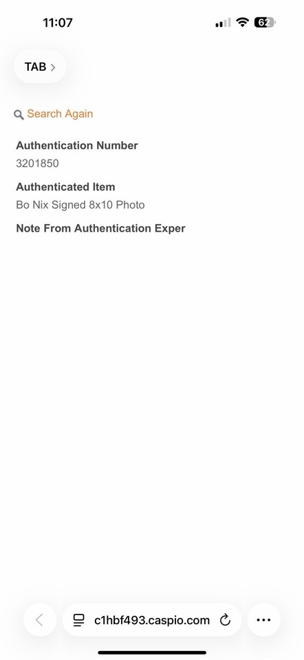 Bo Nix Signed 8x10 Photo Denver Broncos Starting QB AFC Division Champ ...