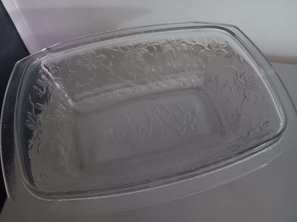 Princess House Fantasia Rectangle Casserole Baking Dish 12.5"x8.5"x3.5 ...