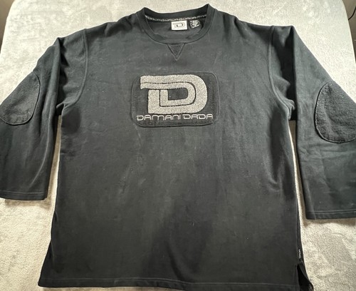Damani Dada Vintage Sweatshirt / Jersey Black Grey & White Men’s 3XL ...