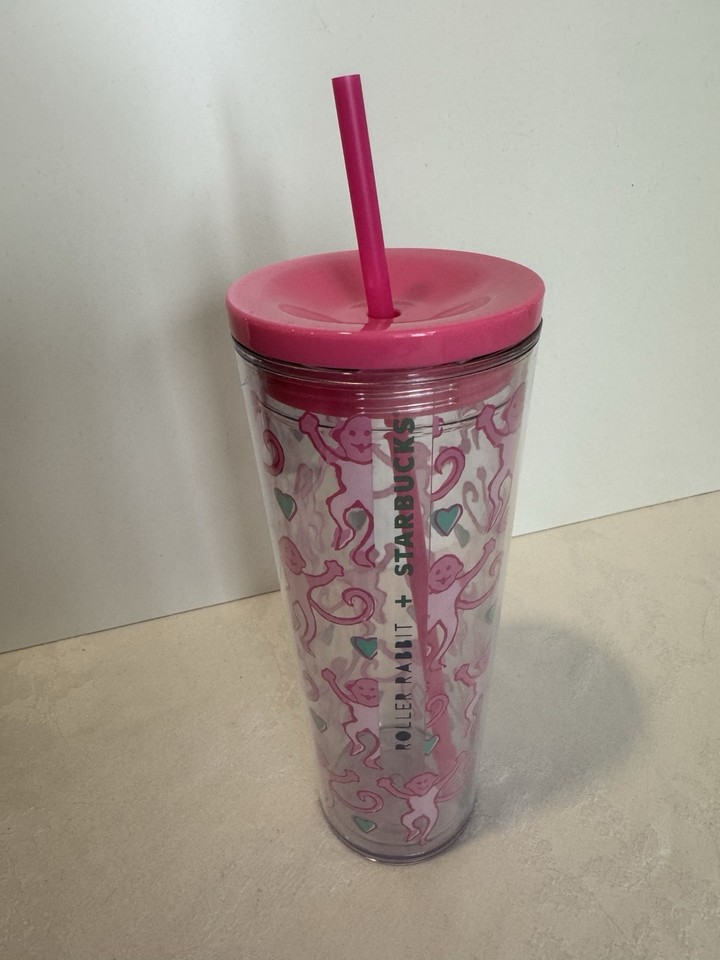 Starbucks x Roller Rabbit Pink Tumbler Limited Edition SOLD OUT | eBay