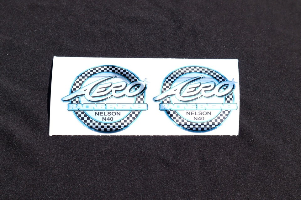 Nelson Racing Engines Aero N40 Custom Graphics Decals - SPECIAL CHROME ...
