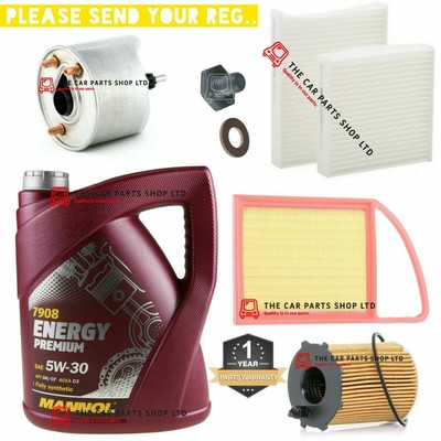 FITS CITROEN C4 1.6 GRAND PICASSO FULL SERVICE KIT 5L ENGINE OIL AND ...