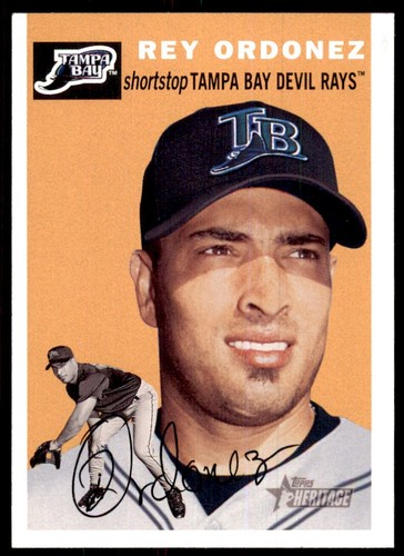 2003 Topps Heritage . Rey Ordonez Tampa Bay Devil Rays #262 | eBay