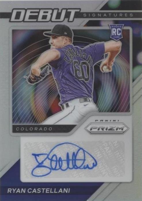 2021 Panini Prizm - Debut Signatures Ryan Castellani #DS-RC Silver ...