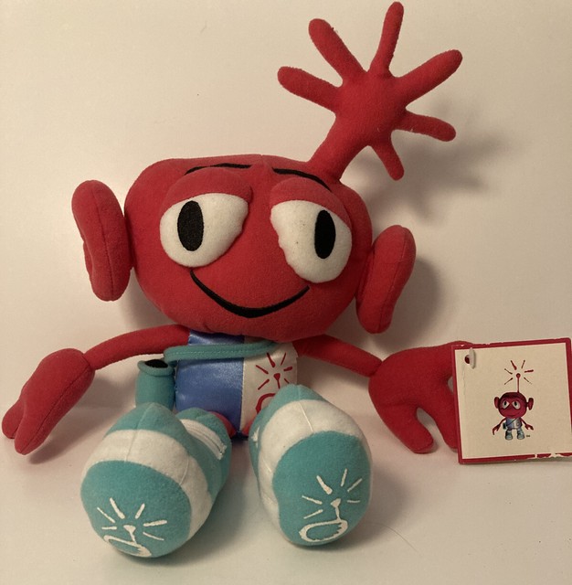 Vintage 1998 Primeco Cell Phone Pink Mascot Alien Plush Toy 13" With ...