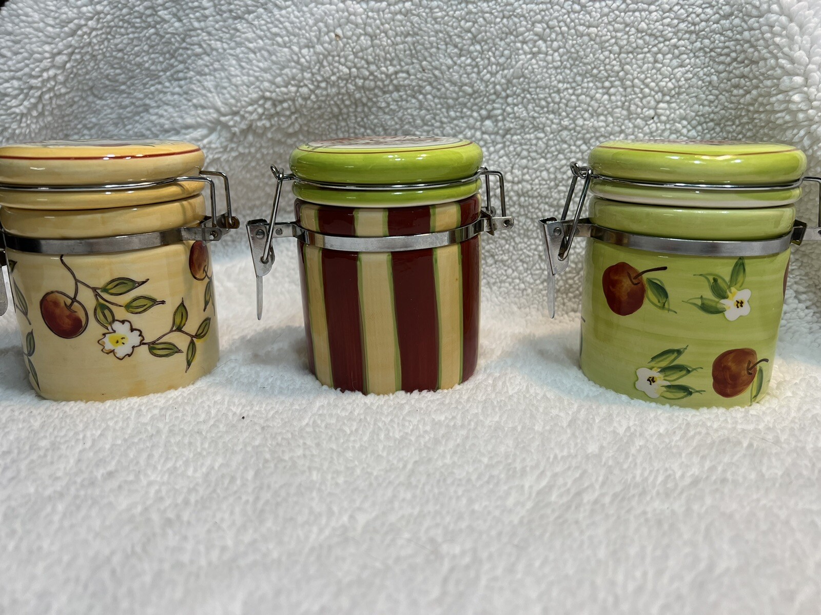 er Barrel Fruit Of The Spirit Set Of 3 Susan Winget Mini Canisters 