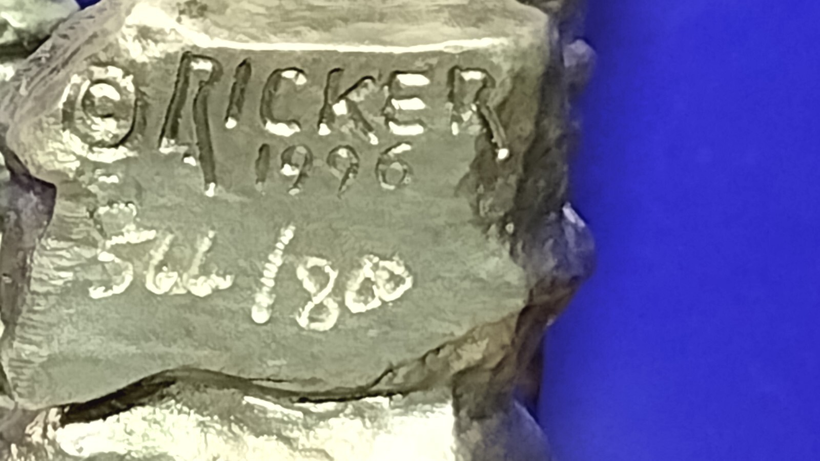 Michael Ricker Pewter Geronimo 1829-1909 Sculpture Signed & Numbered ...