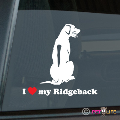 I Love My Rhodesian Ridgeback Sticker Die Cut Vinyl | eBay