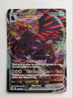 Carte Pokemon Corvaillus Vmax 110/163 | eBay