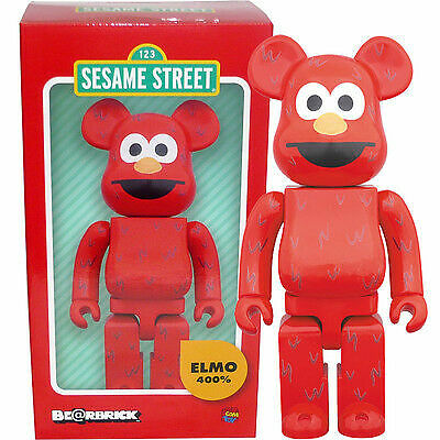 Medicom BE@RBRICK 2016 Sesame Street 400 Elmo Bearbrick 1pc for sale ...