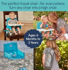 hiccapop Omniboost Travel Booster Seat With Tray for Baby Folding ...