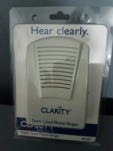CLARITY SUPER LOUD PHONE RINGER SR100 NEW SEALED | eBay