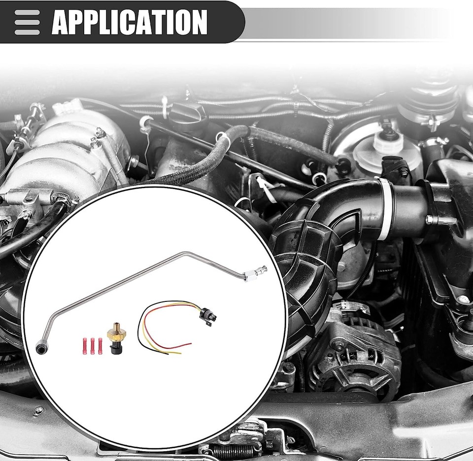 Exhaust Back Pressure EBP Tube Sensor Fit 1994-1997 Ford 7.3L ...