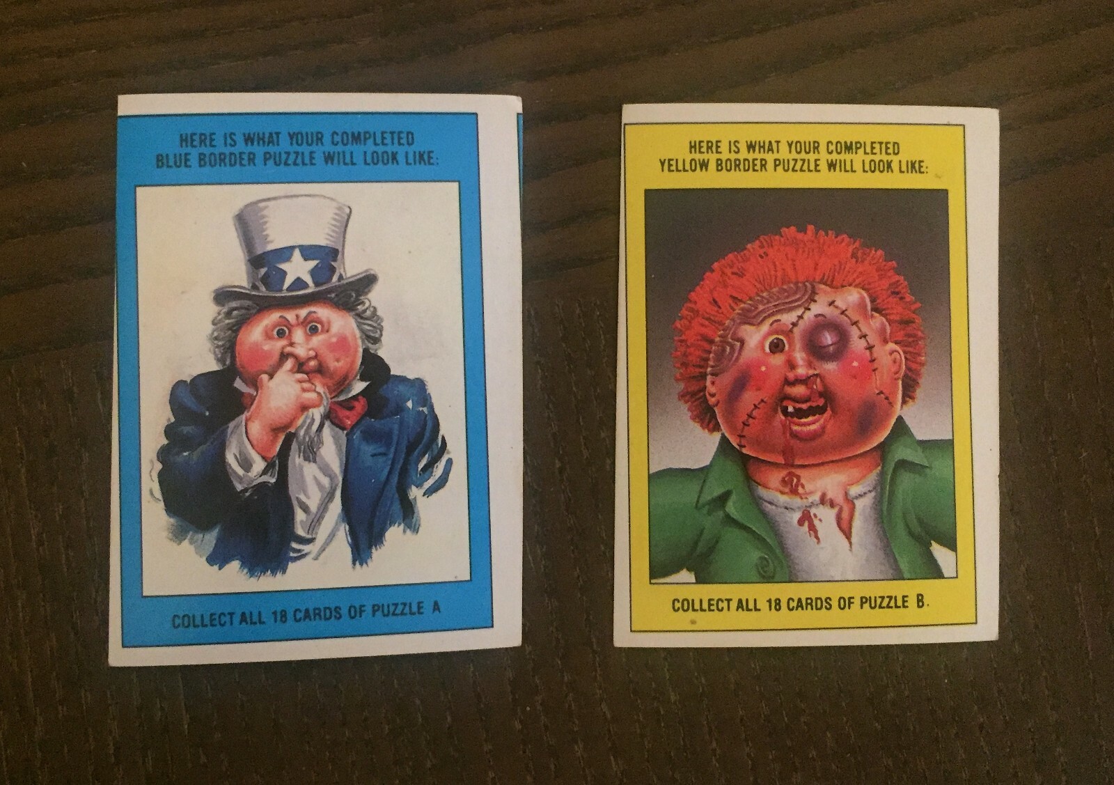 1986 Garbage Pail Kids Series 3 Lot 109a TOADY TERRY 109b CROAKIN ...