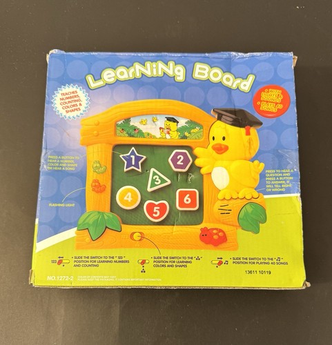 Megcos Learning Board Play to Learn Lights & Sounds Plays 40 Songs Toy ...