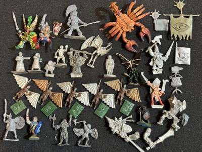 Vintage Fantasy Lot DnD Metal Miniatures Ral Partha Heritage Grenadier ...