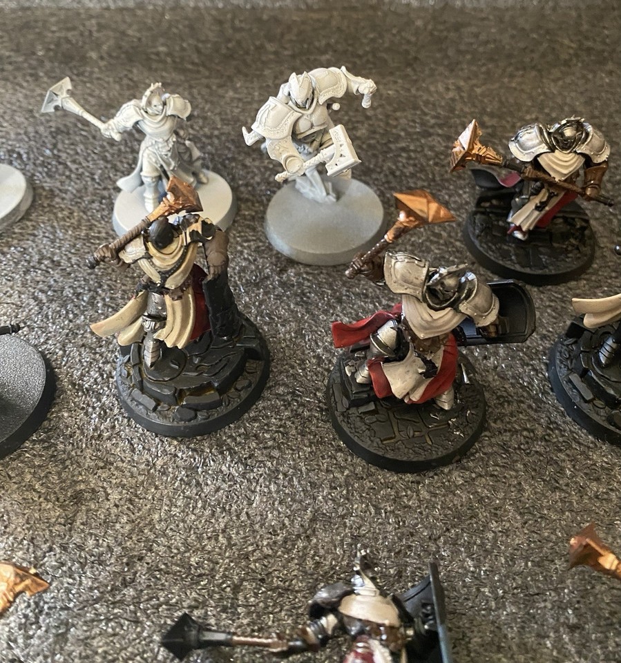 Warhammer Age Of Sigma Storm cast Eternal Figures Models Miniatures lot ...