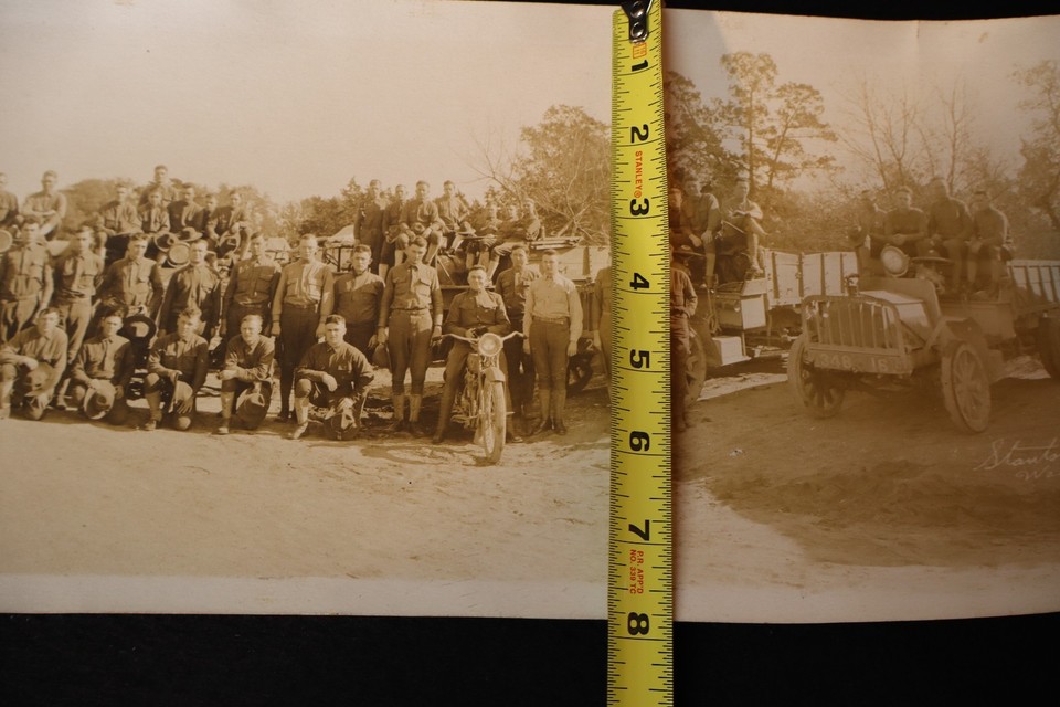Original WWI US Army Yard Long Photo Waco, NY Military Auto Truck | eBay