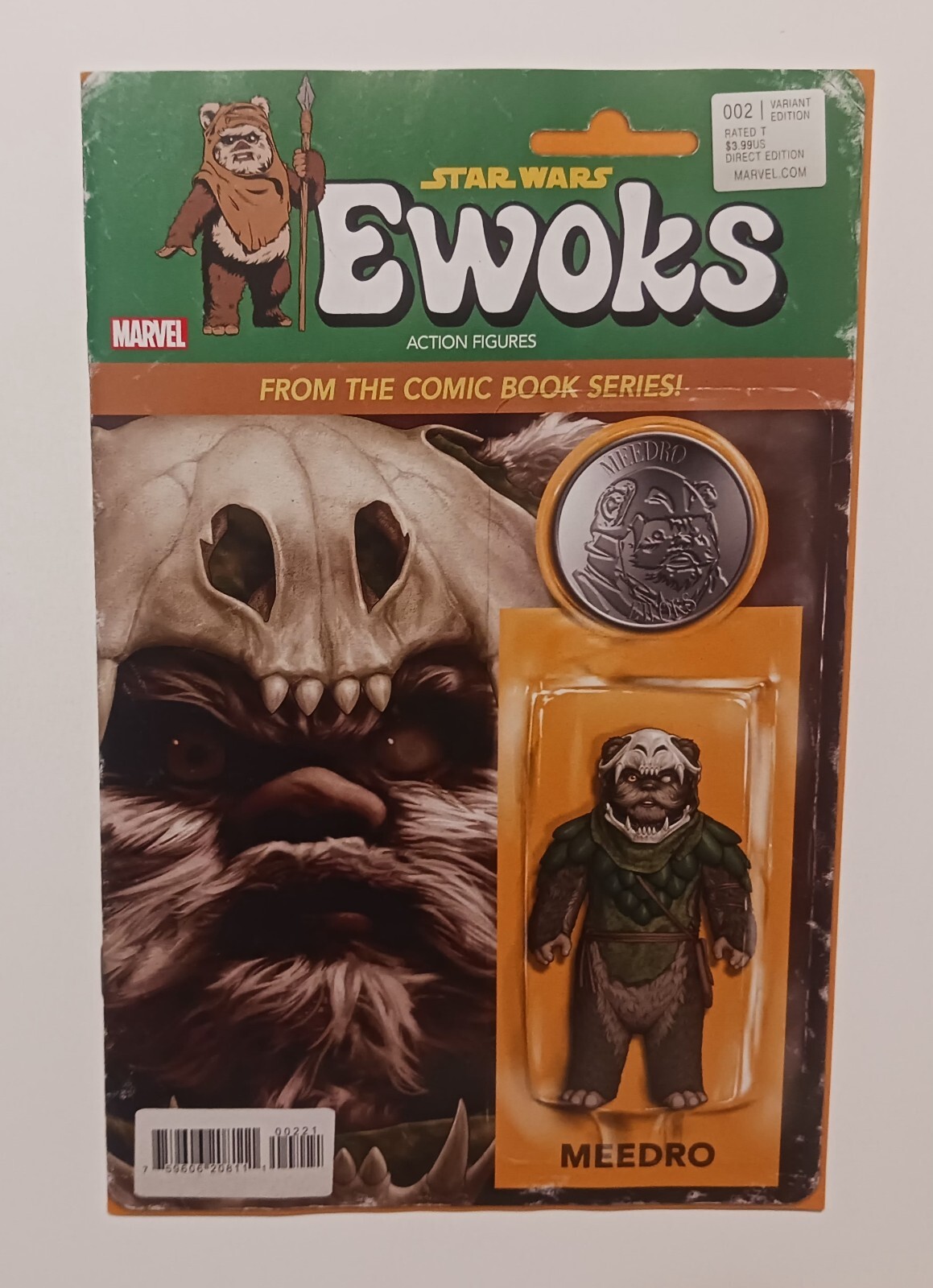 STAR WARS EWOKS #2 COMIC MEEDRO ACTION FIGURE VARIANT NEAR MINT + | eBay