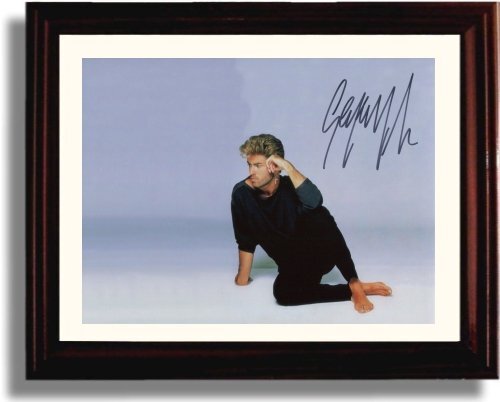 Unframed George Michael Pose - Autograph Promo Print | eBay