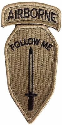 Infantry School "Follow Me" OCP Patch with Airborne Tab and Hook ...