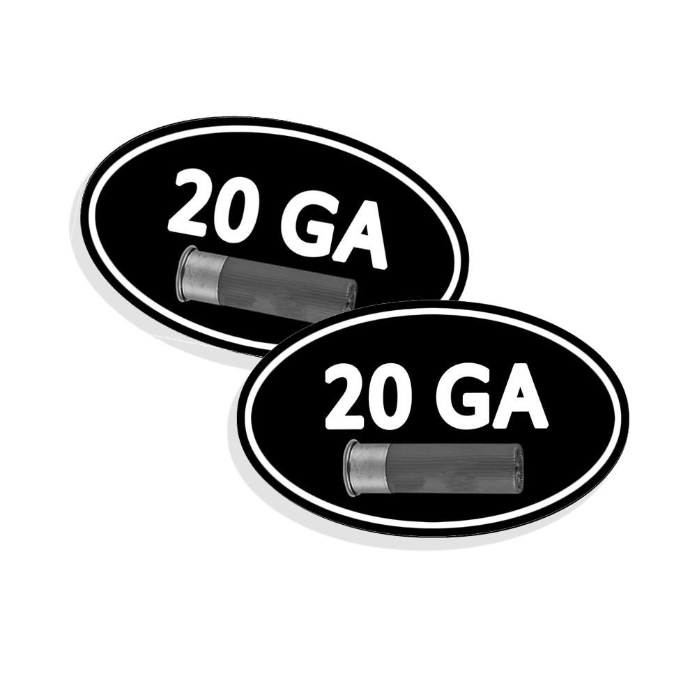 20 GA Ammo Can 20 GAUGE STICKERS LABELS DECALS Ammunition Case 5"x3 ...