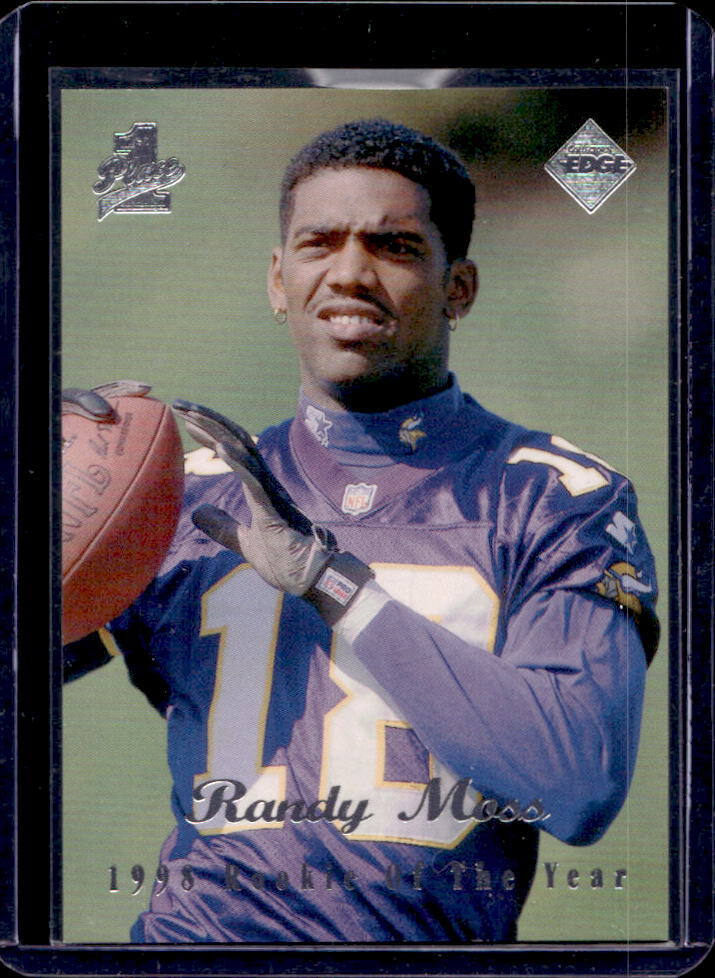 1998 Collectors Edge First Place Randy Moss Rookie Of The Year #157 ...