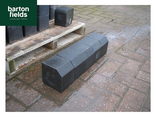 Driveway Low Kerbs / KS Key Kerb Edging in Charcoal: 120mm High - Inc ...