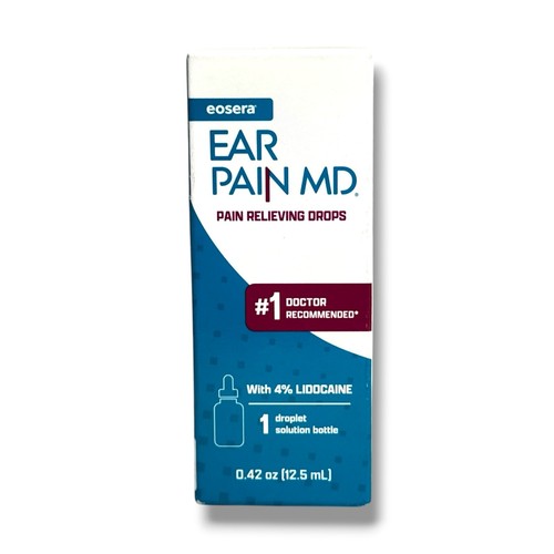 Eosera Ear Pain MD Pain Relieving Drops 0.42oz./12.5ML New In Box; You ...