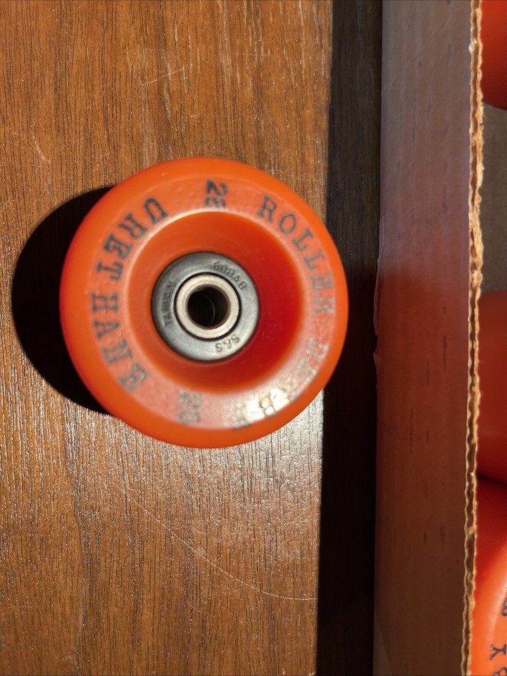 VINTAGE SET OF 9 ROLLER DERBY SKATE WHEELS KIT IN ORIGINAL BOX #23016 ...