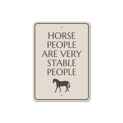 Horse People are Very Stable People, Horse Stable Sign, Old Western ...