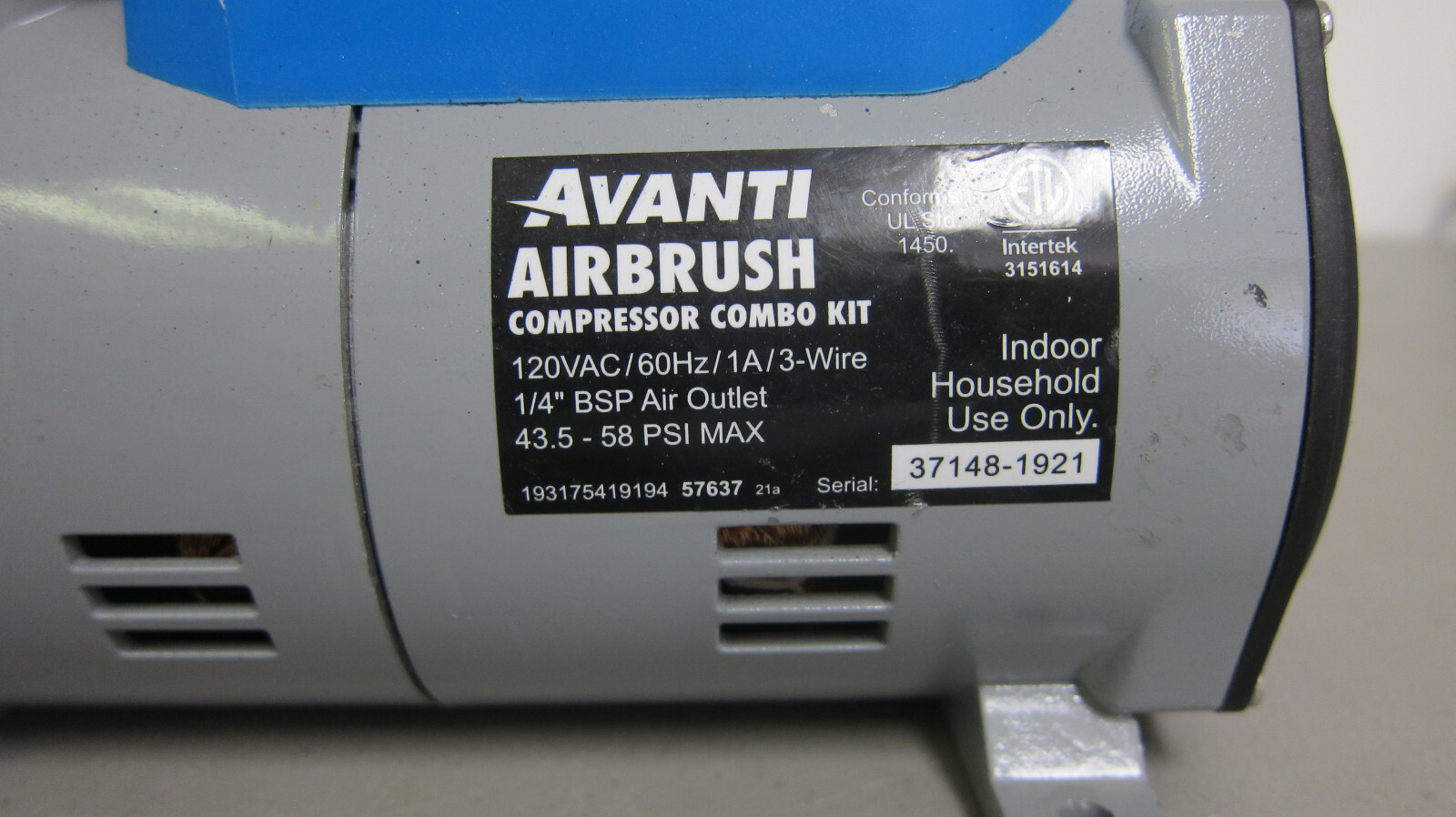 AVANTI Airbrush Air Brush Compressor Combo Kit 57637 for sale online | eBay