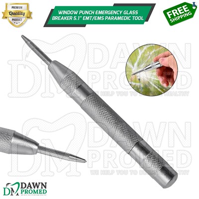 Window Punch Emergency Glass Breaker 5.1" EMT EMS Paramedic Tools ...