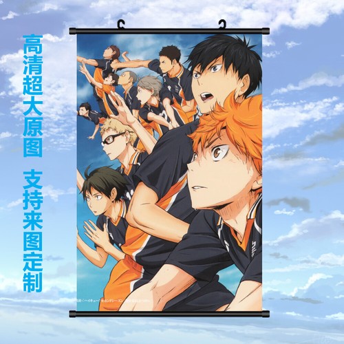 Art Poster Haikyuu!! Anime Cosplay Home Wall Scroll Decorative Picture ...