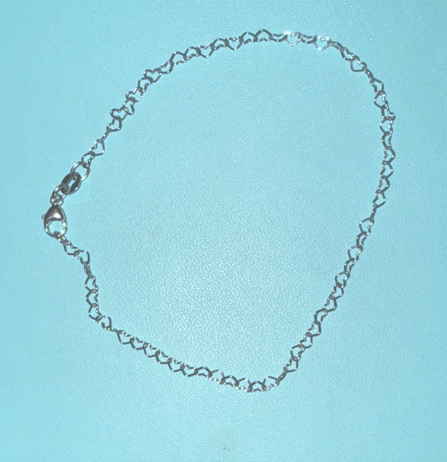 JAMES AVERY Connected Hearts Charm Anklet small Sterling Silver Never ...