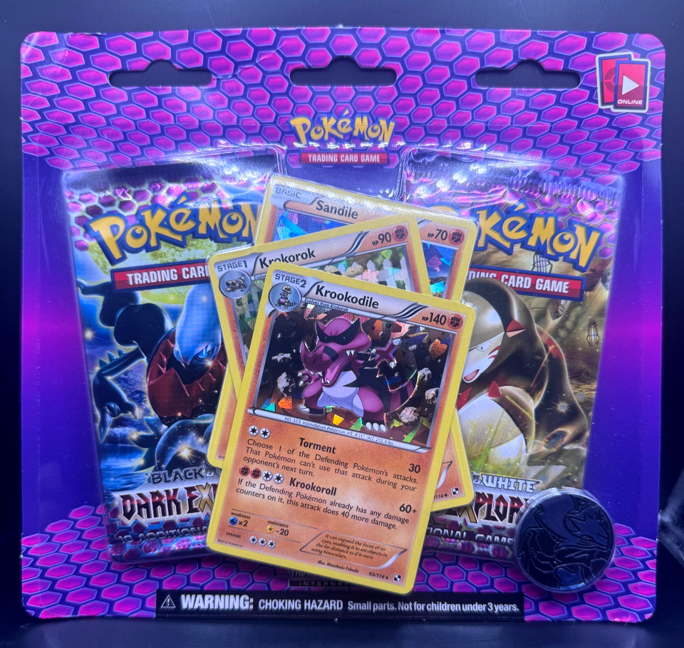 Pokemon - SEALED - Black and White: Dark Explorers - 2 Pack Blister ...