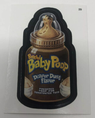 2004 Wacky Packages Series 1 Stickers #29 Bottled Baby Poop | eBay