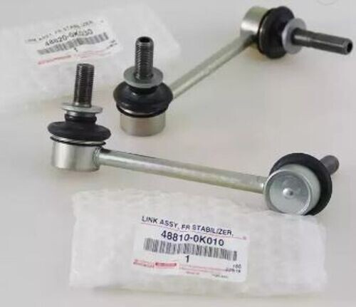 " TOYOTA GENUINE 48820-0K031, 48810-0K011 Stabilizer LINK Sway Bar LH ...