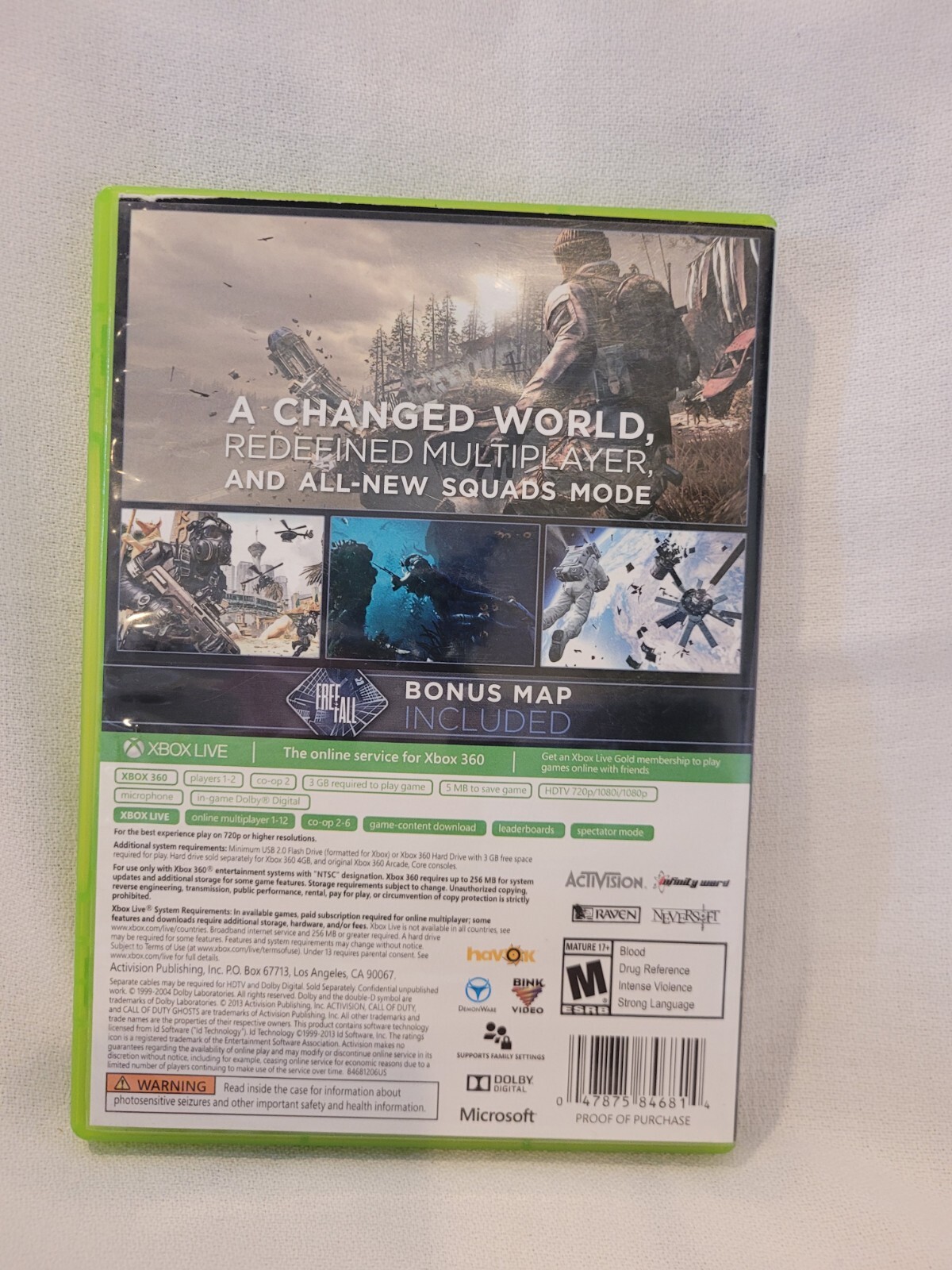 Call of Duty: Ghosts Xbox 360, 2013 Complete 47875846814 | eBay
