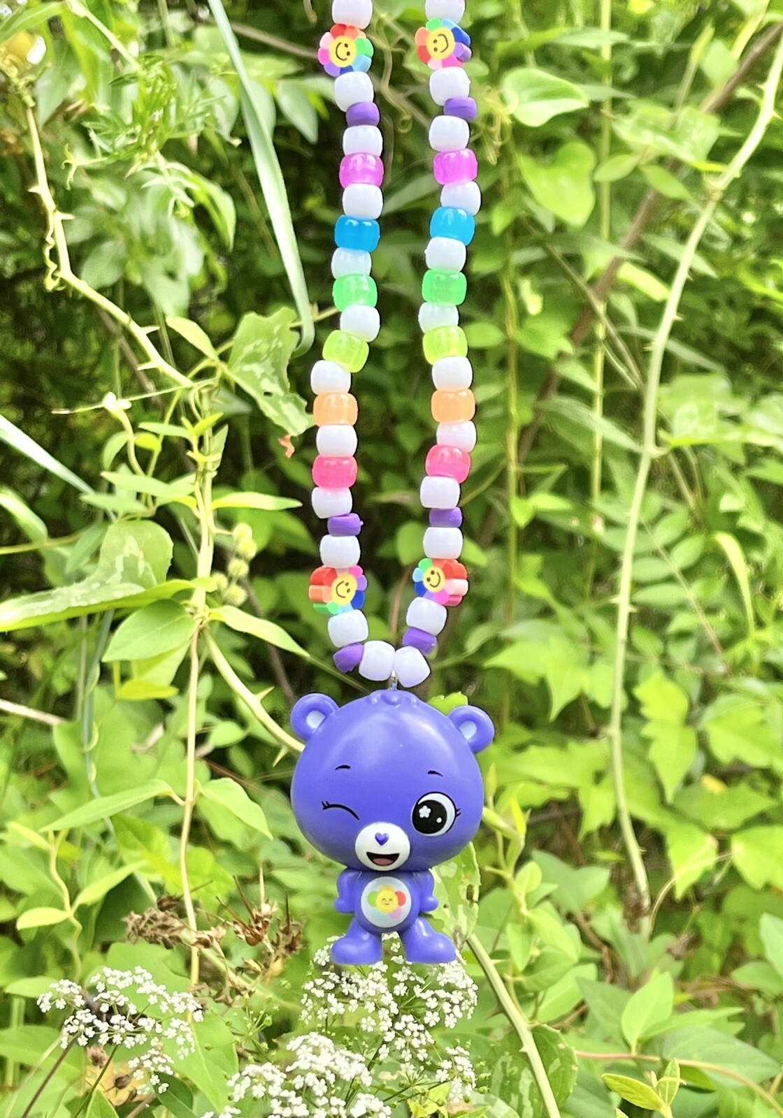 Cartoon Aesthetic Rave Kandi Necklace, 80s Nostalgia, Y2K, Kidcore ...