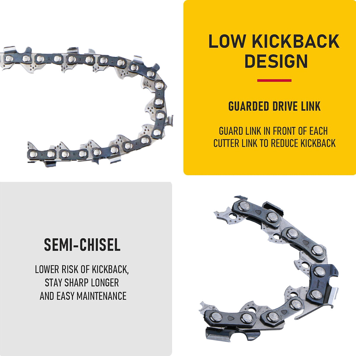 24'' Chainsaw Chain For Husqvarna C83 X-Cut S83G, Oregon E84 3/8LP .050 ...
