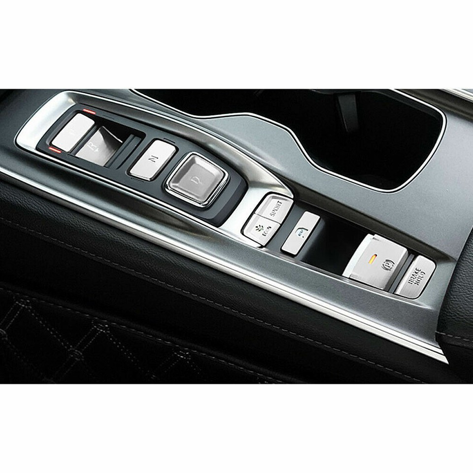 Silver Interior Gear Shift Box Panel Button Cover Trim For 2018-22 ...