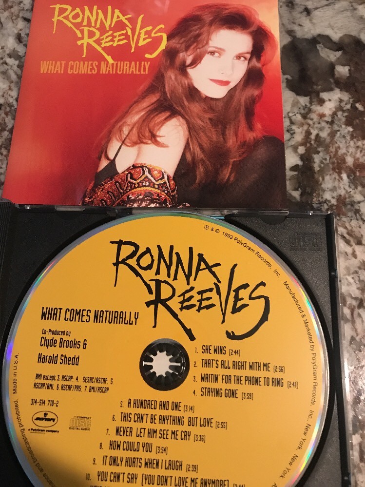 Reeves Ronna What Comes Naturally CD Country Cd | eBay
