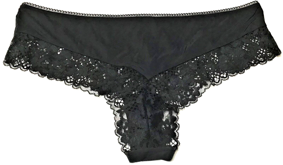 0X - NWT Adore Me black cheeky panty half lace - between XL and 1X ...