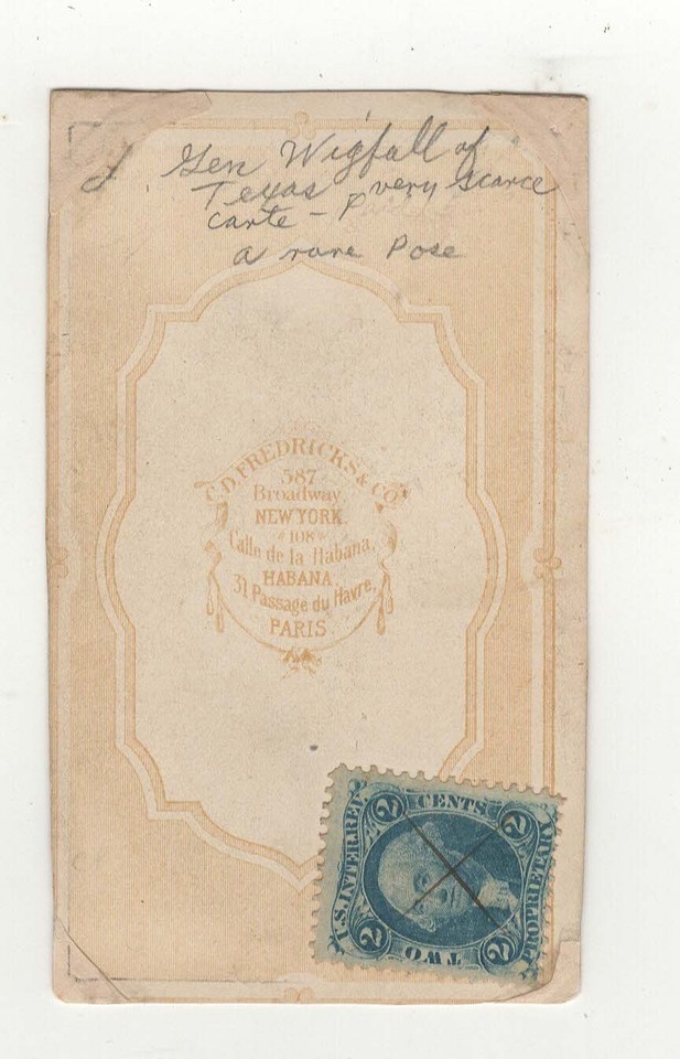 Louis Wigfall Carte de visite Confederate General, U.S. Senator from ...