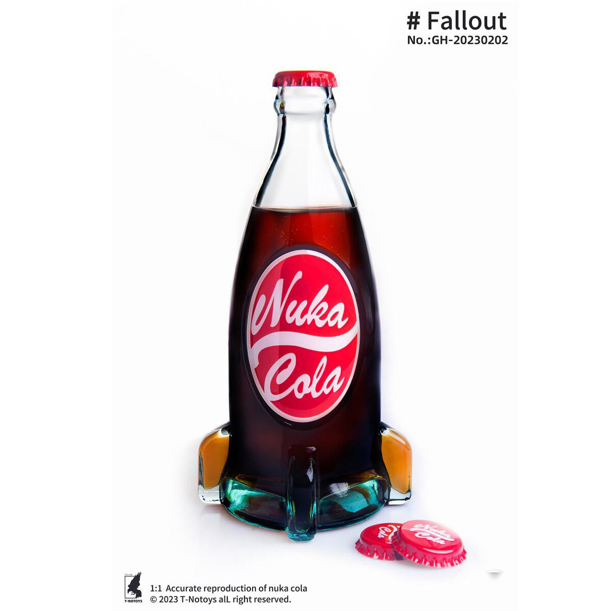 T-Notoys Fallout 1:1 Accurate Reproductoion Of Nuka Cola DIY Glass ...